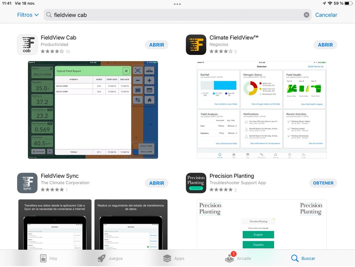 Cómo realizar la sincronización de FieldView™ Cab app